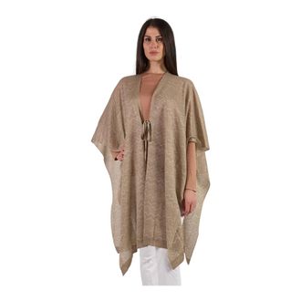 Missoni Cape dor&eacute;e ferm&eacute;e avec lien - Femme - Vestes - Brun - Taille: ONE Size