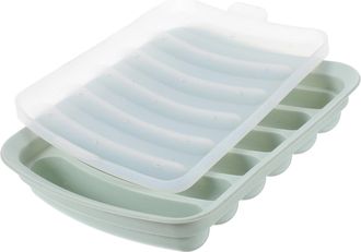 Amosfun Silikon Wurstform F&uuml;r Diy W&uuml;rstchen Backform Hitzebest&auml;ndig Lebensmittelecht Babynahrung Hot Dog Form 6 Mulden 6.9X4.9X1.3 Zoll