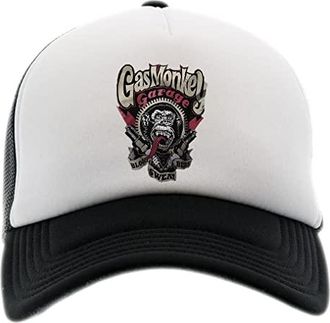 Generic Gas Monkey Hommes Femmes Unisexe Casquette de Baseball Noir Blanc Men Women Unisex Cap Black White
