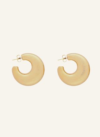 Vanessa Baroni Vanessa Baroni Creolen Moon Earrings Gold By Glambou gold