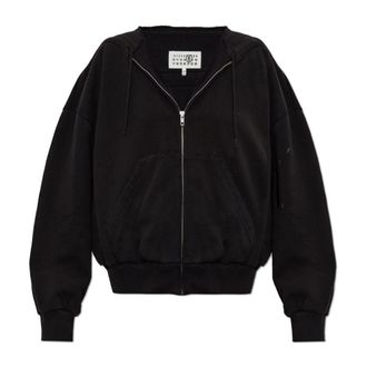 Maison Margiela Sweatshirt im Vintage-Look - - Sweatshirts & Hoodies - Damen - Schwarzk - S