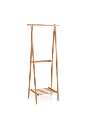 ZELLER PRESENT Kleiderst&auml;nder, Natur, Holz, Bambus, 73.5x44.5x159 cm, Garderobe, Garderobenst&auml;nder