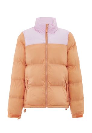 Mymo Wattierte Steppjacke Damen Aprikose S&uuml;&szlig;es Pink
