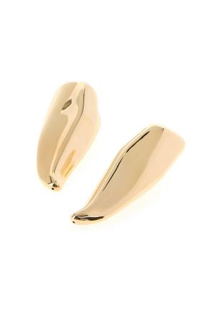 Bottega Veneta Womens Gold Silver Large Prisma Earrings Silveryellowgold Sterling