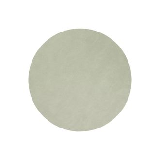 Lind DNA LindDNA Tischset Circle aus Recyceltem Leder in der Farbe Olive Green, Ma&szlig;e: 30cm x 30cm x 0,2cm, 983542
