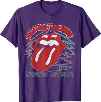 THE ROLLING STONES Offizielles The Rolling Stones 1994 Logo Lila für Fans T-Shirt