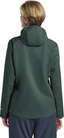 Jack Wolfskin Softshelljacke BORNBERG HOODY W mit fester Kapuze, atmungsaktives Softshell-Material, atmungsaktiv