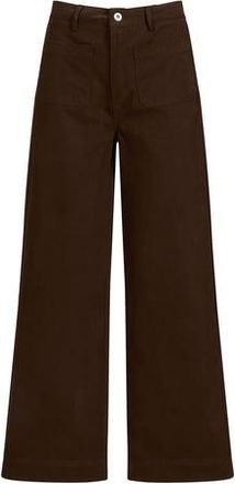 Garance Paris Pantalon large taille haute uni