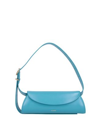 Jil Sander Sac Port&eacute; &Eacute;paule - Bleu