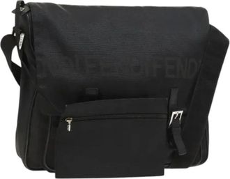 Fendi Pre-owned Nylon sacs-fendi - Femme - Pre-owned - Noir - Taille: ONE Size