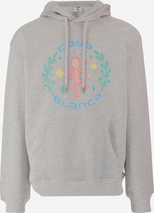 Casablanca Sweat-shirt en coton avec logo