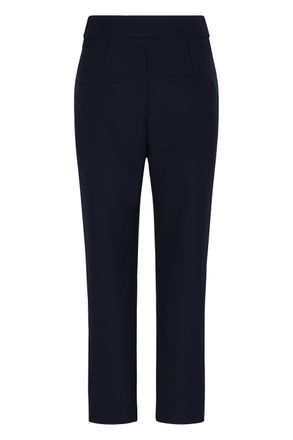 Veronica Beard Womens Trousers Renzo Navy-Silver Polyester Straight Navy/silver