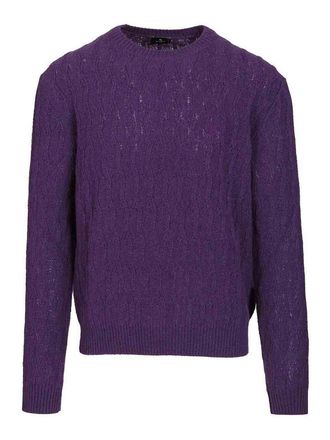 Etro Rundhalspullover - Lila