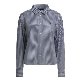 Polo Ralph Lauren Relaxed Fit Gestreiftes Baumwollhemd - - Blouses & Shirts - Damen - Mehrfarbig - XL