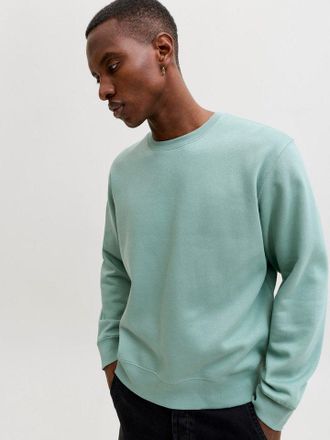 Jack & Jones Sweatshirt JJESTAR BASIC SWEAT CREW NECK NOOS Baumwollmischung, locker geschnitten