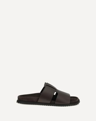 Dolce & Gabbana Leather Sandals Male 40