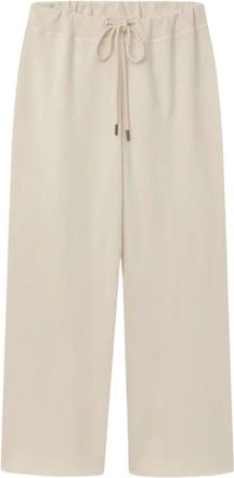 The Great. THE Great, Femme, Pantalons, Beige, Taille: 40 FR Wide Leg Cropped Sweatpant