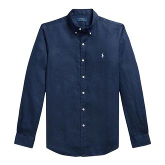 Ralph Lauren Leinenhemd - - Shirts - Herren - Blau - S