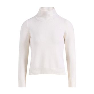Gran Sasso Pull Dolcevita - Femme - Pulls - Blanc - Taille: 38 FR
