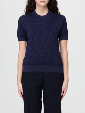 Fendi Pull FENDI Femme couleur Bleu