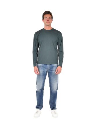 low brand Mens T-Shirt Green Wool T-Shirts And Polos