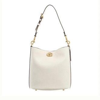 Coach Shopper - Polished Pebble Soft Willow 19 - Gr. unisize - in Creme - f&uuml;r Damen