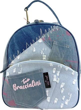 Braccialini Femme, Sacs, Multicolore, Taille: ONE Size Amy Jeans Backpack