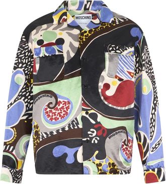 Moschino Colorful Long Sleeve Shirt - - Shirts - Herren - Mehrfarbig - 2XS
