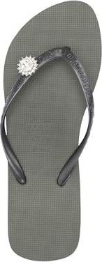 UZURII | Switch Mid Heel - Groen | Tongs pour femme | Sandales confortables et &eacute;l&eacute;gantes faites &agrave; la main | Pour int&eacute;rieur et ext&eacute;rieur 35/36