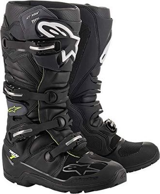 Alpinestars Tech 7 Enduro Drystar Bottes Motocross (Black/Gray,10 (44.5))