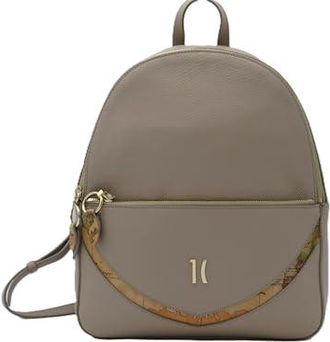 Alviero Martini 1A Classe ALVIERO MARTINI 1 CLASSE SAC À DOS STONDÉ CUIR MARTELLÉ TAUPE/GEO
