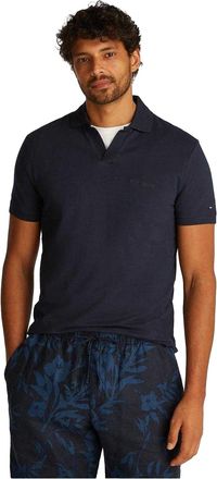 Tommy Hilfiger Terry Poloshirt f&uuml;r Herren, Regul&auml;r (Himmelblau)