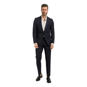 Mulish Homme, Costumes, Bleu, Taille: 4XL Smoking crois&eacute;