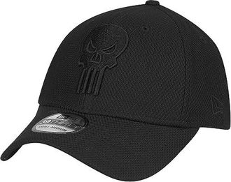 New Era 39Thirty Stretch Cap - Punisher Noir