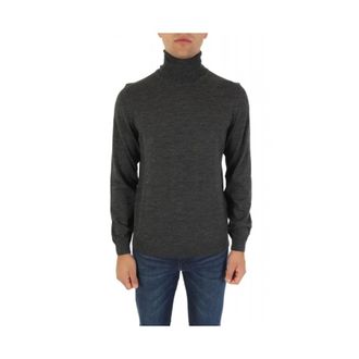 HUGO BOSS Homme, Pulls, Gris, Taille: L Pull &agrave; col roul&eacute; Musso-P