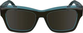 Calvin Klein Homme, Accessoires, Brun, Taille: ONE Size Square Lunettes de soleil