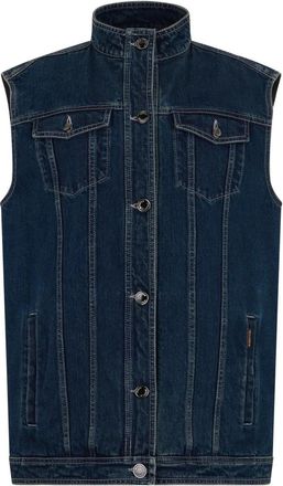Moorer Gilet en jean - Femme - Vestes - Bleu - Taille: 36 FR