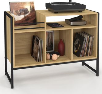 IDMarket Mobili In Vinile, Credenza Di Design Industriale Detroit 100cm In Legno E Nero