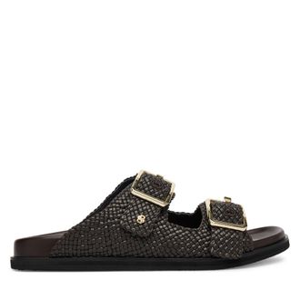HUGO BOSS Pantoletten BOSS Freyah 50563359 Dunkelbraun