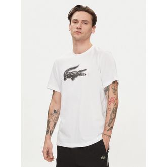 Lacoste T-Shirt TH2042 Wei&szlig; Regular Fit