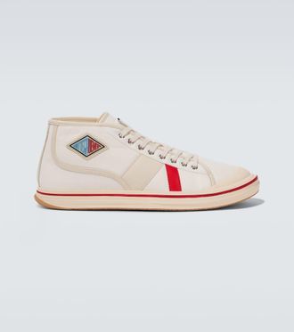 Bottega Veneta Sneakers Eliot aus Canvas mit Leder