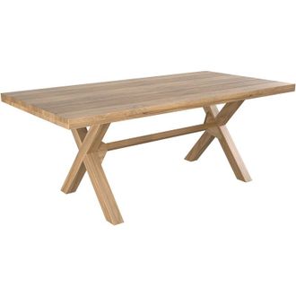 Rendez-Vous D&eacute;co Table de jardin 200 cm en bois de teck massif - SURI