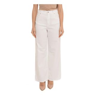 Max Mara Damen, Hosen, Wei&szlig;, LGr&ouml;&szlig;e