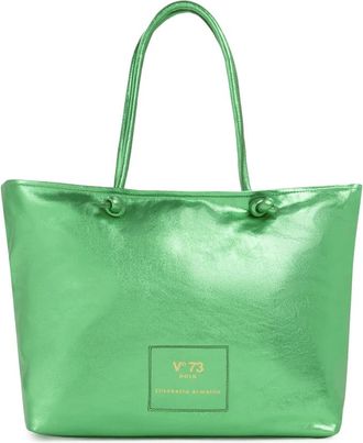 V&deg; 73 Femme, Sacs, Vert, Taille: ONE Size Poppop Tote Bag