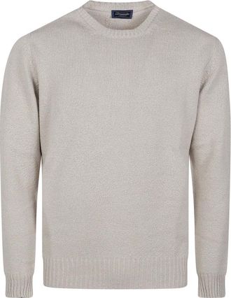 Drumohr Homme, Pulls, Beige, Taille: 2XL Pull ras du cou en coton