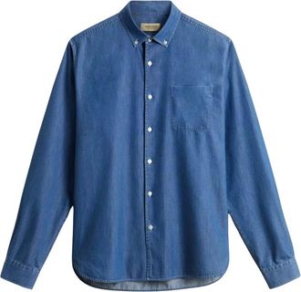 Woolrich Homme, Chemises, Bleu, Taille: L Denim Shirt