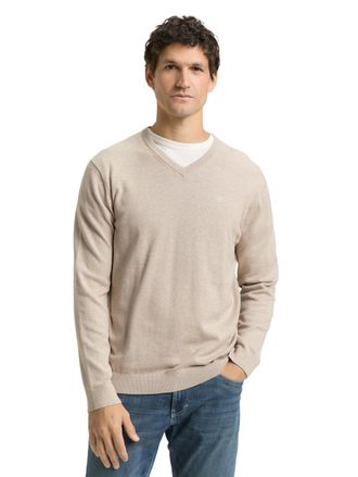 Tom Tailor Strickpullover mit V-Ausschnitt