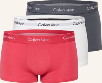 Calvin Klein 3er-Pack Boxershorts Icon Cotton Stretch Low Rise pink