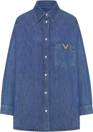 Valentino Garavani Chemise - Bleu
