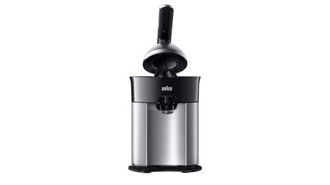 Braun CitrusQuick 7 - Elektrische Zitruspresse, Saftpresse mit Hebelarm, Tropf-Stopp, Direktauslauf f&uuml;r hohe Gl&auml;ser, Sp&uuml;lmaschinengeeignete Teile, 160 W, Sc